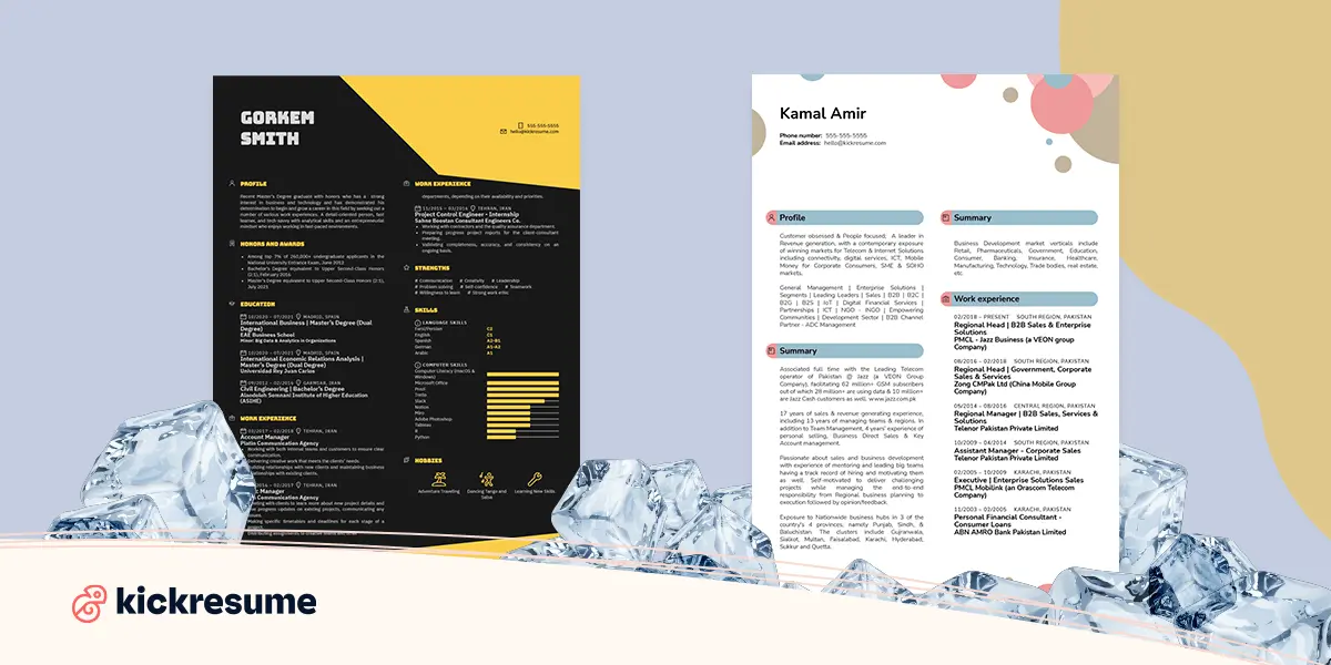 10+ Coolest Resume Examples by People Who Got Hired in 2024 ...