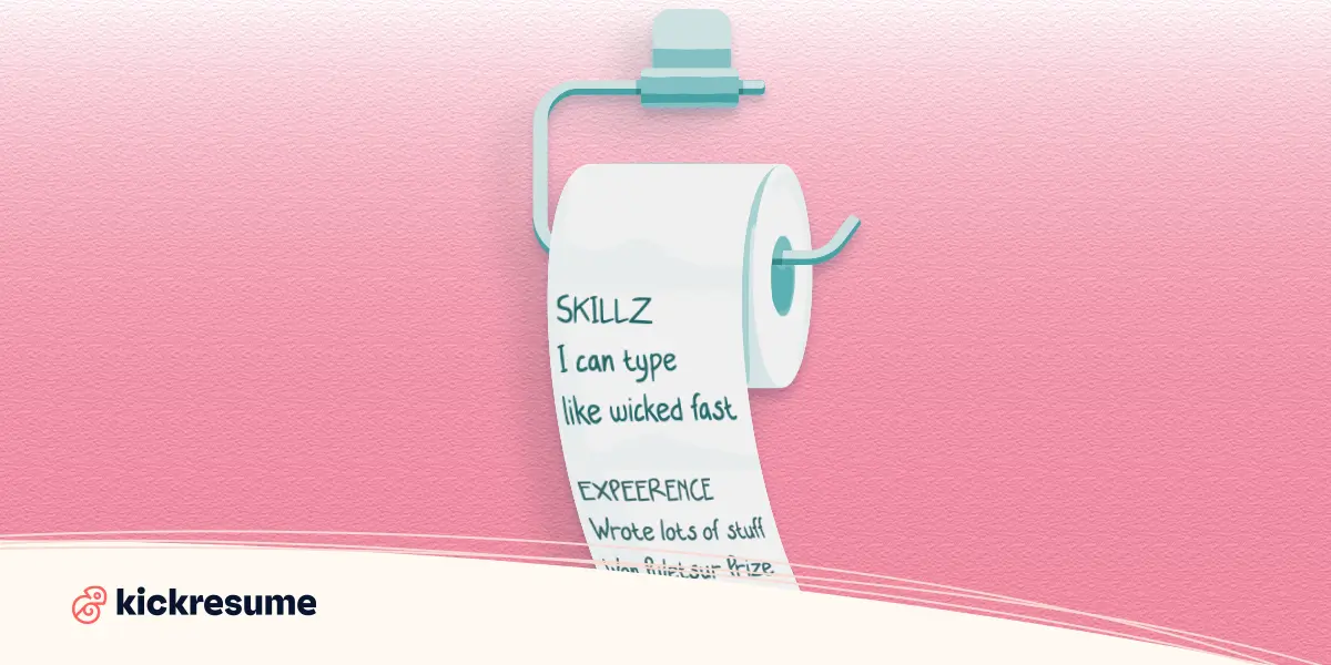 Bad Resume Examples: 10 Worst Resumes Ever Written | Kickresume Blog