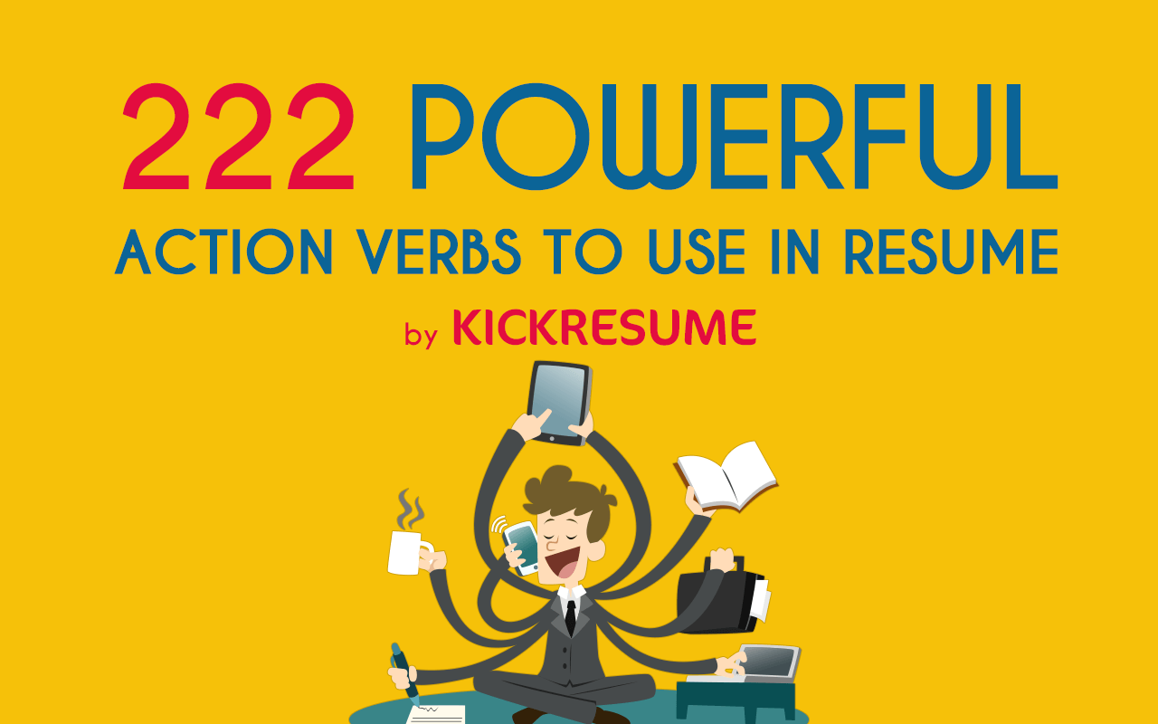 Resume Cheat Sheet: 222 Action Verbs to Use in Your Resume | Kickresume ...