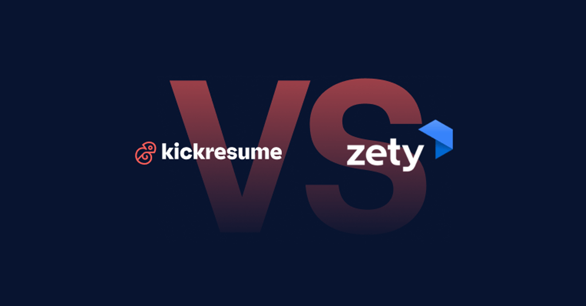 Is Kickresume a good alternative to Zety? Here's a quick comparison ...