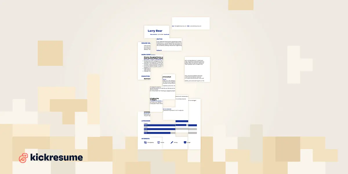 Resume Sections: How to Organize Your Resume? (+Examples) | Kickresume Blog