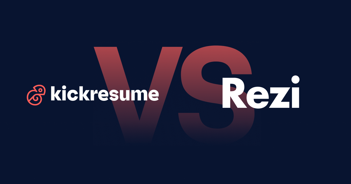 Is Kickresume a good alternative to Rezi? Here's a quick comparison | Kickresume