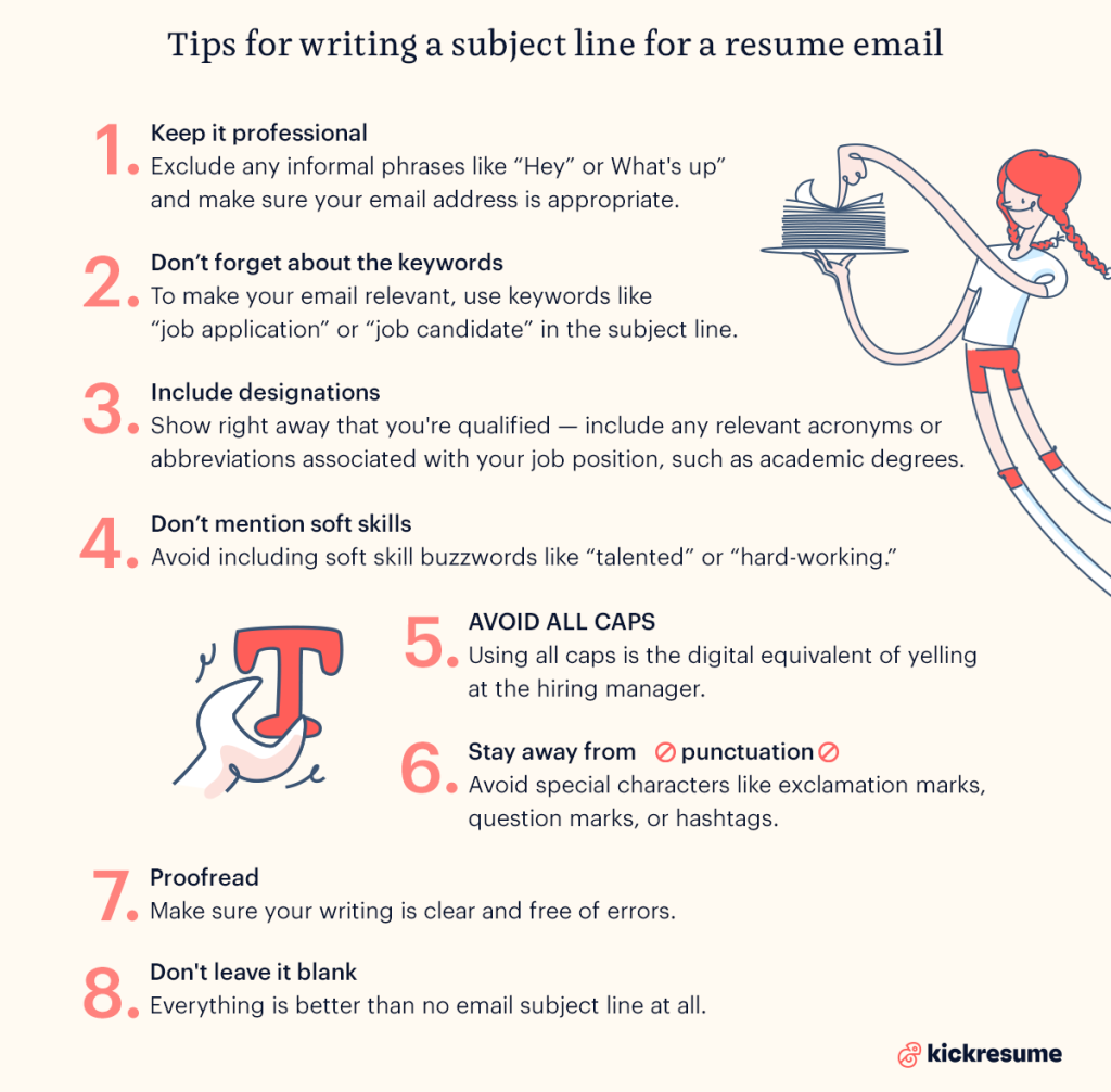 Subject Line for Resume Email: Craft It With These Formats & Tips ...