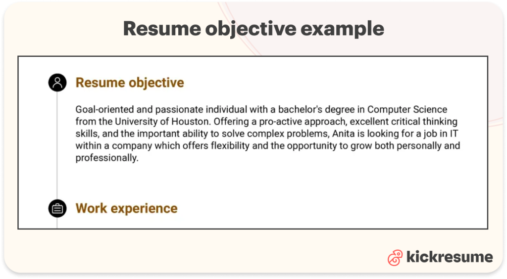 How to Make a Resume for First Job In 6 Steps (+ Examples) | Kickresume ...